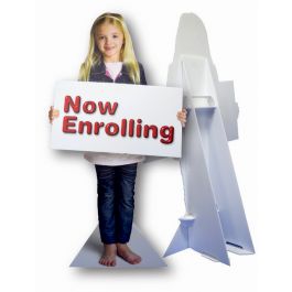 World Division|Corrugated Plastic Standee Cutouts