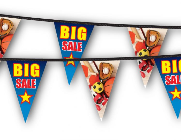 triangle flag banner string